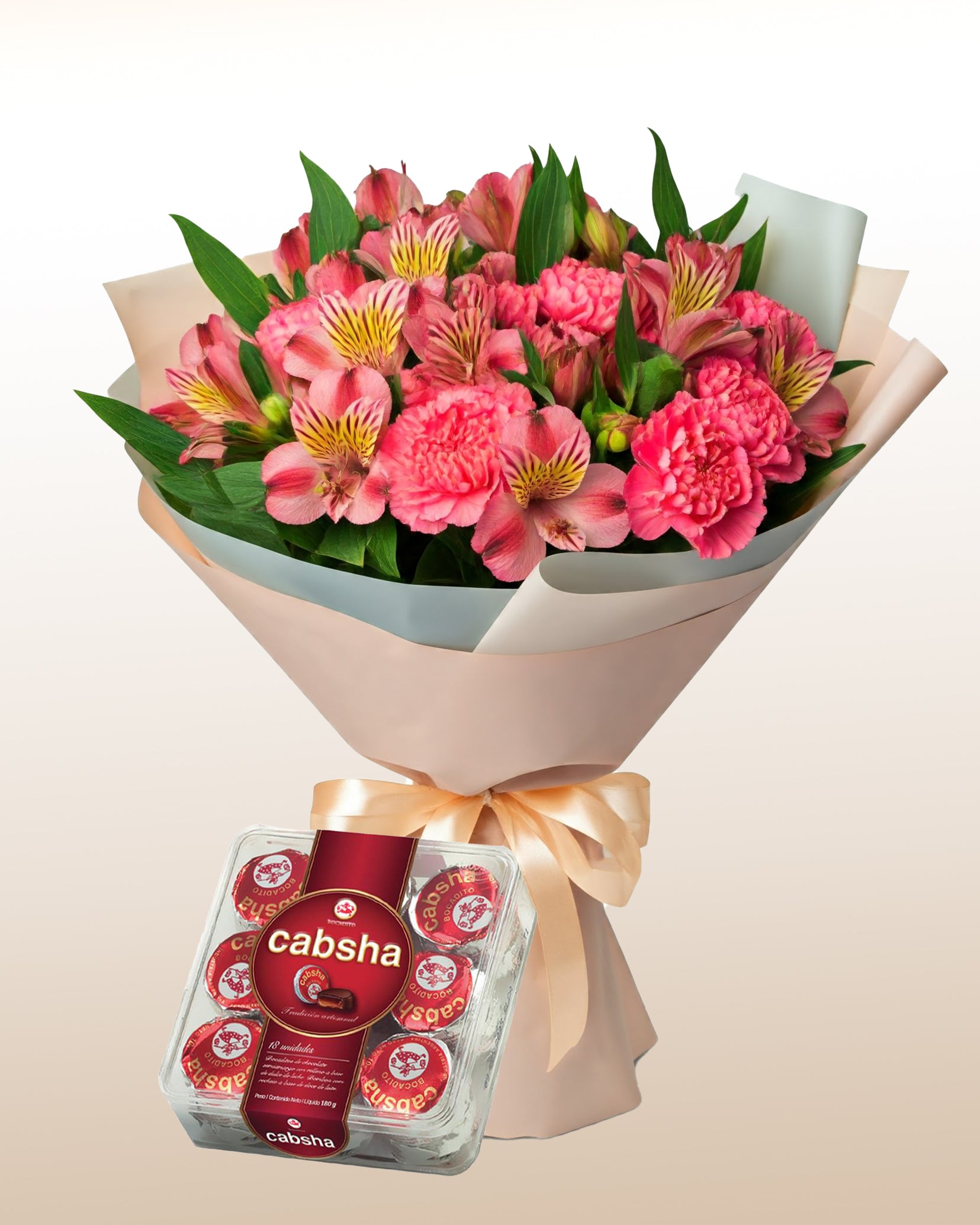 Combo Encanto Suave + Chocolates Cabsha – LatinFlores.com